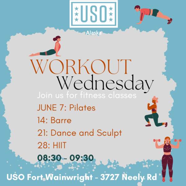 Workout Wednesday Pilates • USO Alaska